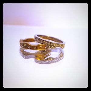 Swarovski | Jewelry | Swarovski Stacking Rings | Poshmark